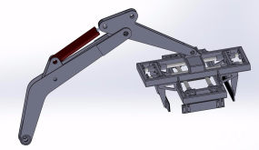 吊臂机械组件图纸下载_工程机械/建筑机械图纸 - 沐风网