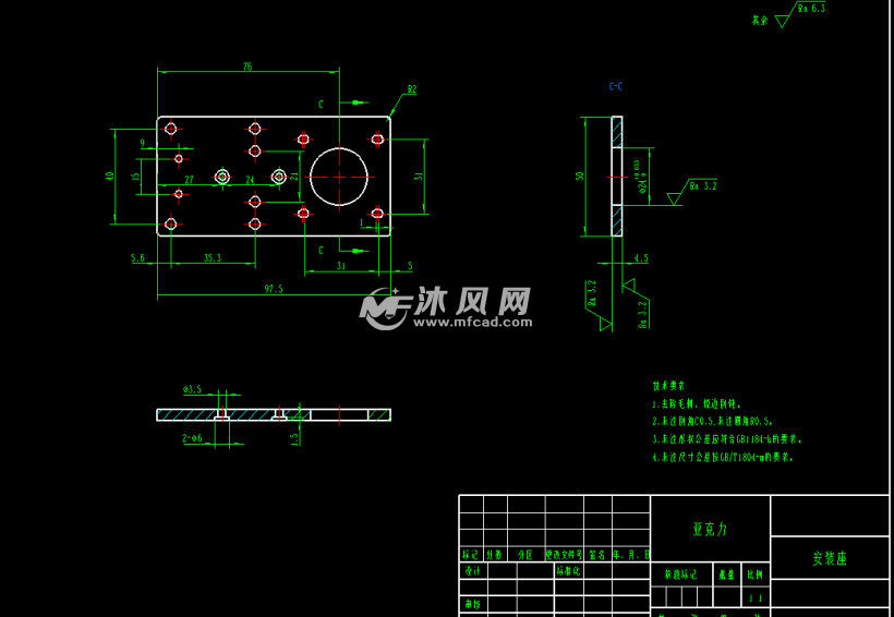 智能分类垃圾桶CAD图纸下载_办公用品图纸 - 沐风网